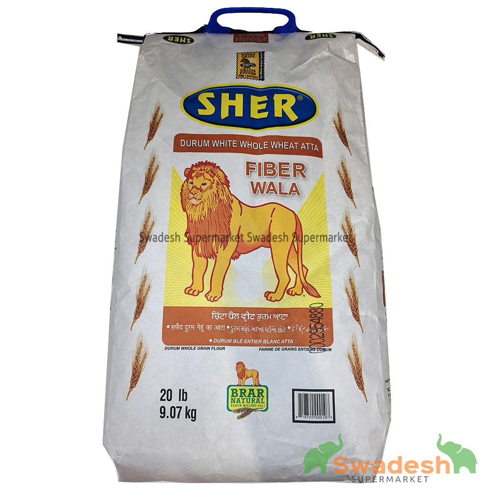 Sher Whole Wheat Atta 20lb — Swadesh Supermarket